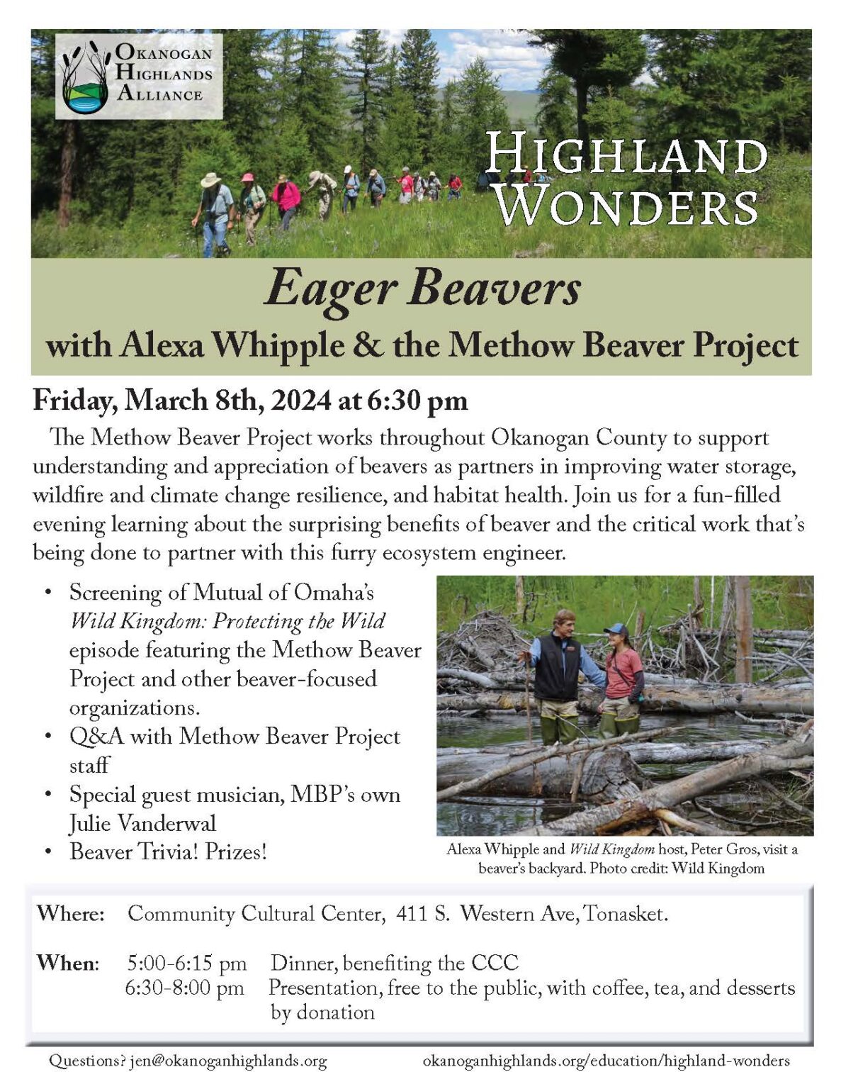 Eager Beavers with the Methow Beaver Project » OHA | Okanogan Highlands Alliance